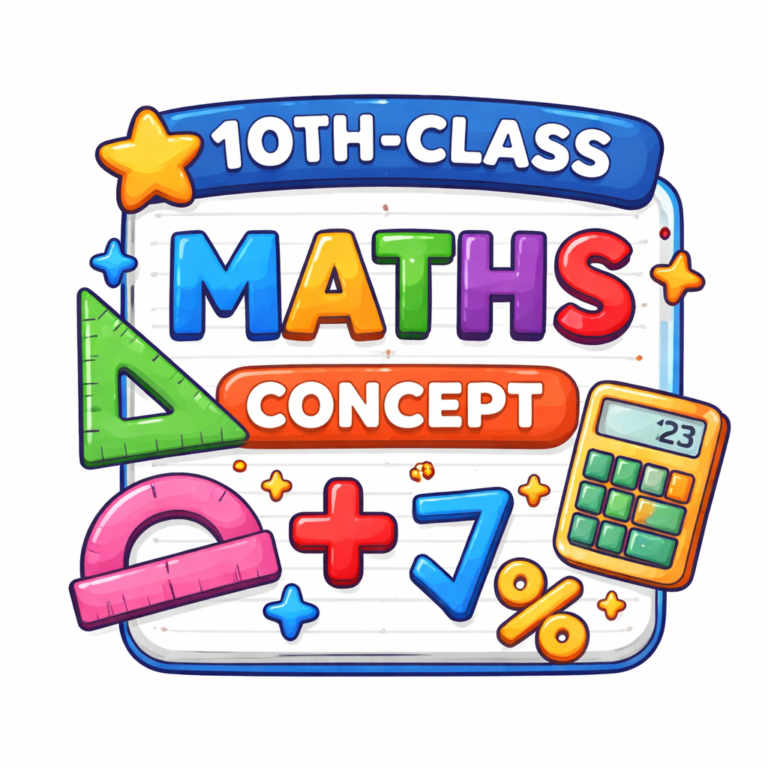 TS 10th class maths concept and formulae